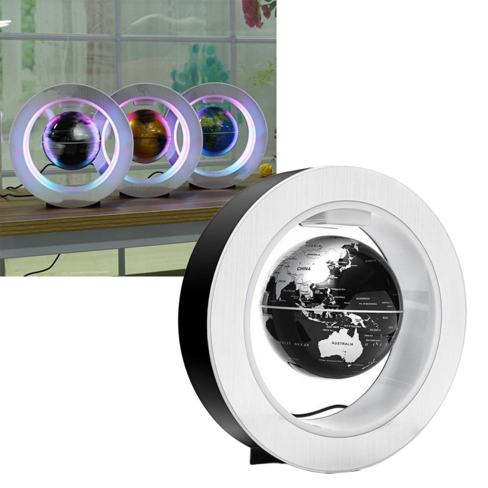 Christmas Ornaments Clearance! 1*Magnetic Levitation Globe Ornament ...