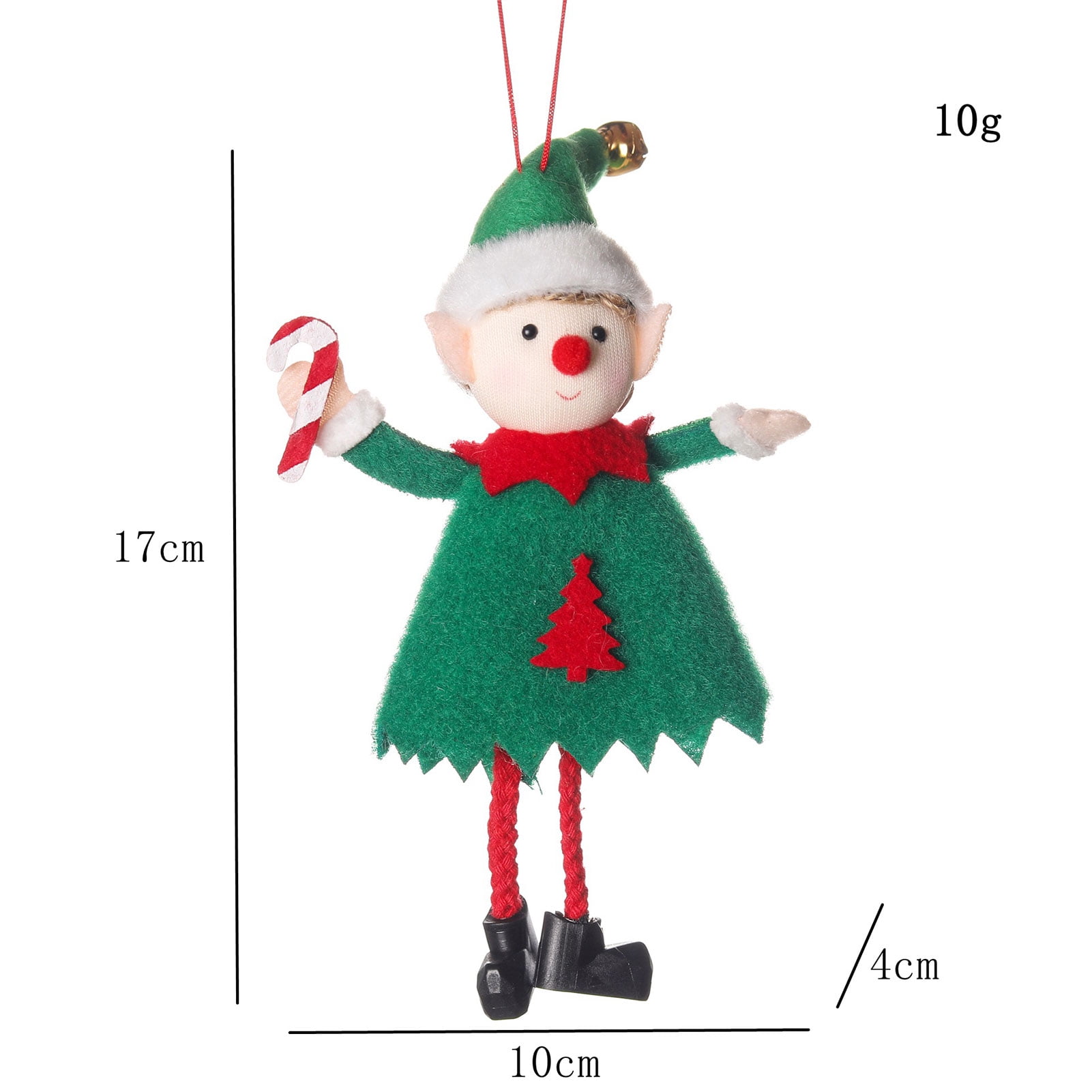 Christmas Ornaments Creative Christmas Elves Dolls Plush Figurines for ...