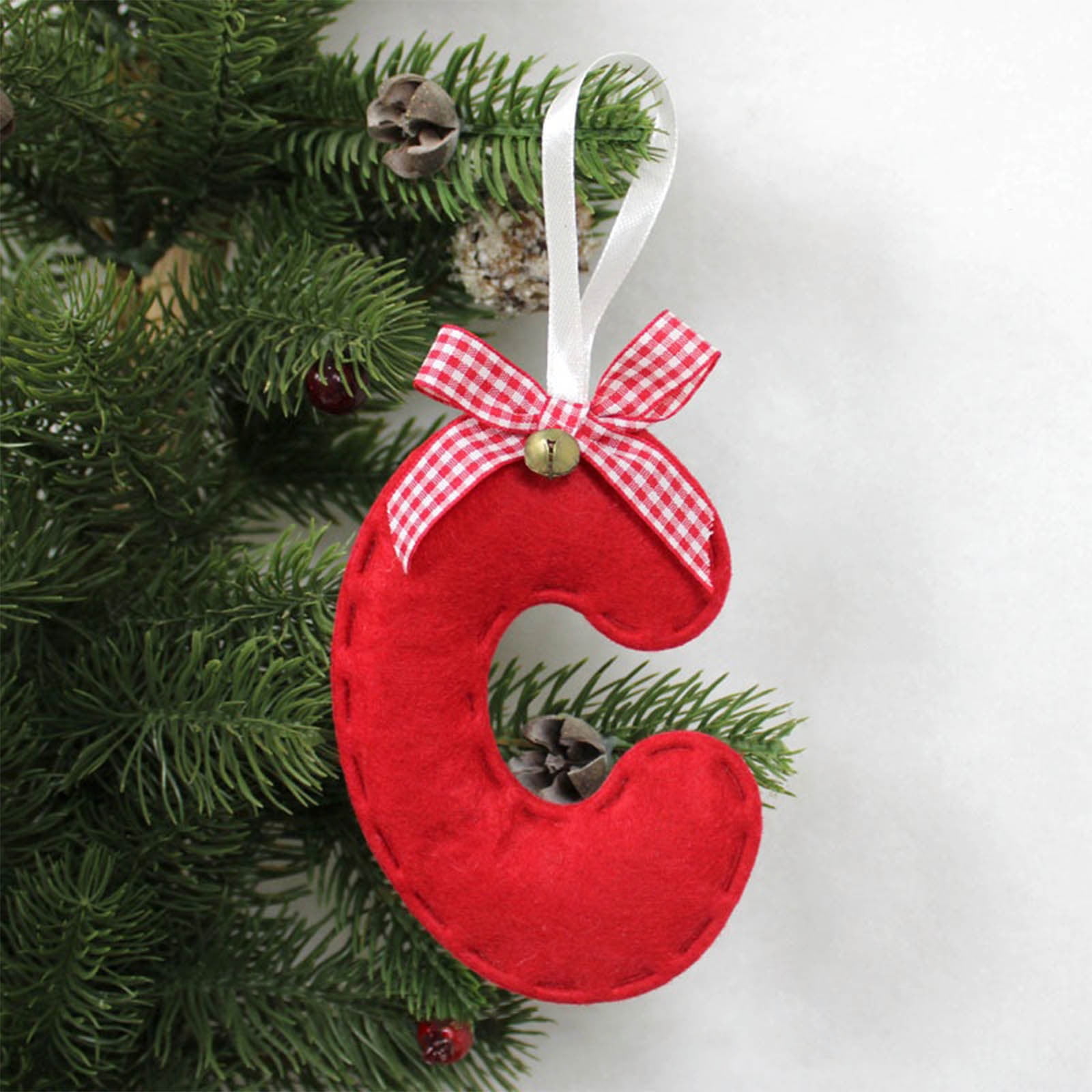 Christmas Ornaments Personalized - 26 Alphabet Letters For Xmas Tree ...
