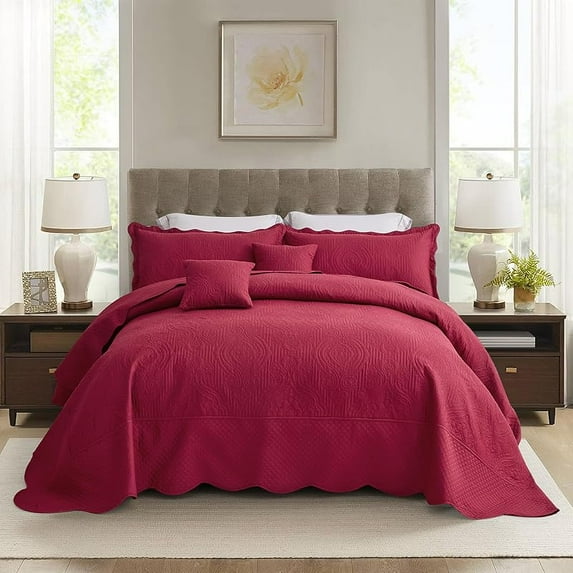 Christmas Oversized Bedspread King Size, Snowman Pattern Bedding Quilt ...