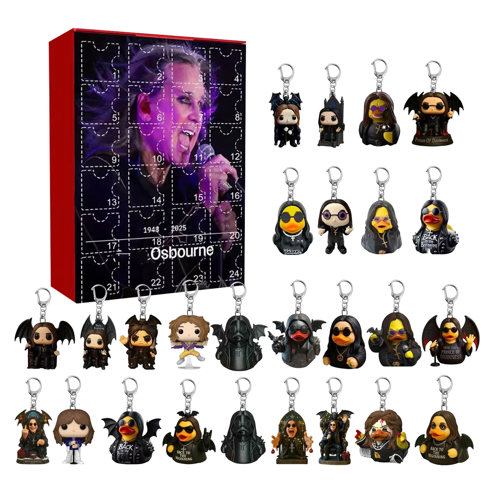 Christmas Ozzy Osbourne B 2D Advent Calendar Daily Surprises 24 Pairs ...