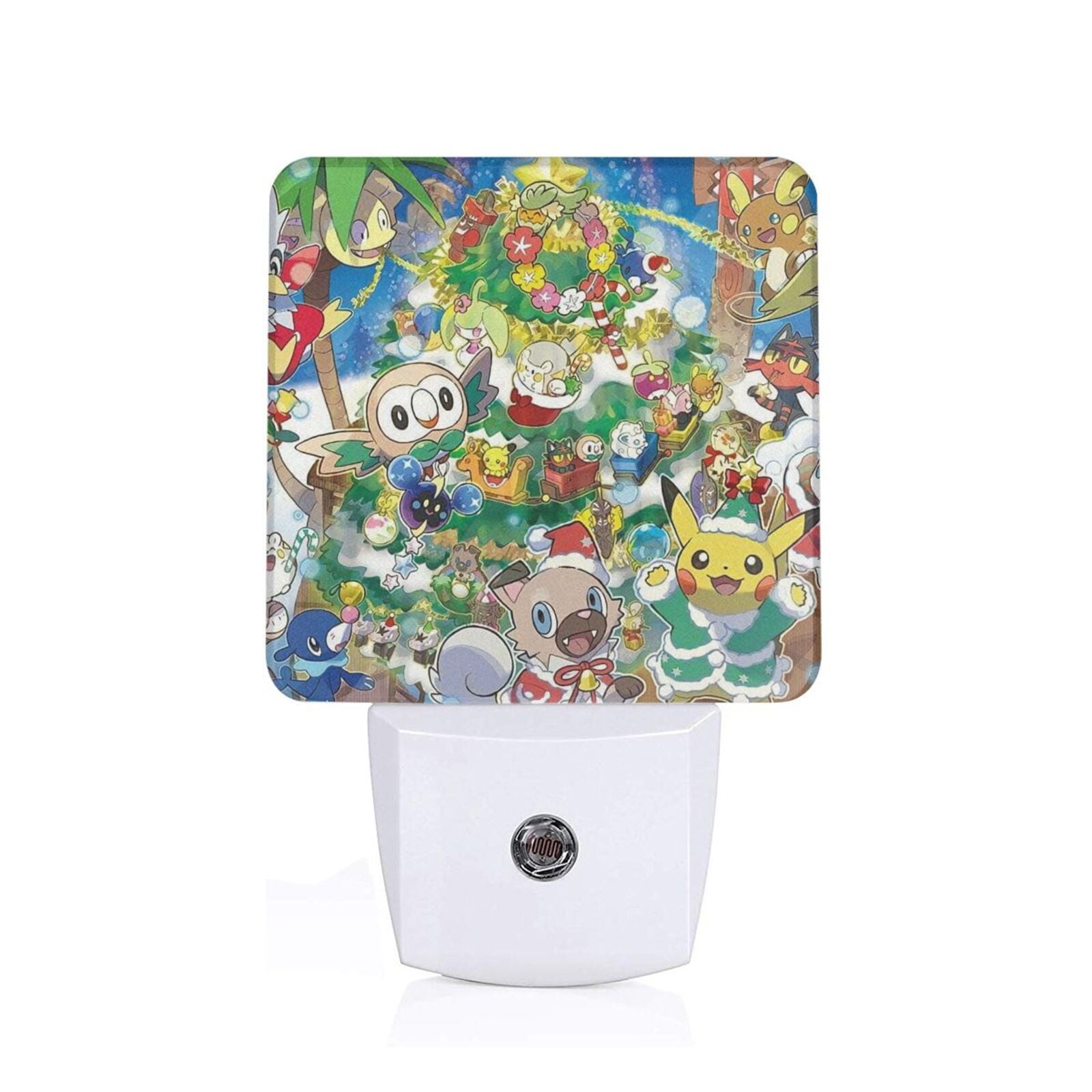Christmas P-okémon LED Plug-in Night Light for Kids,Cute Color Changing ...