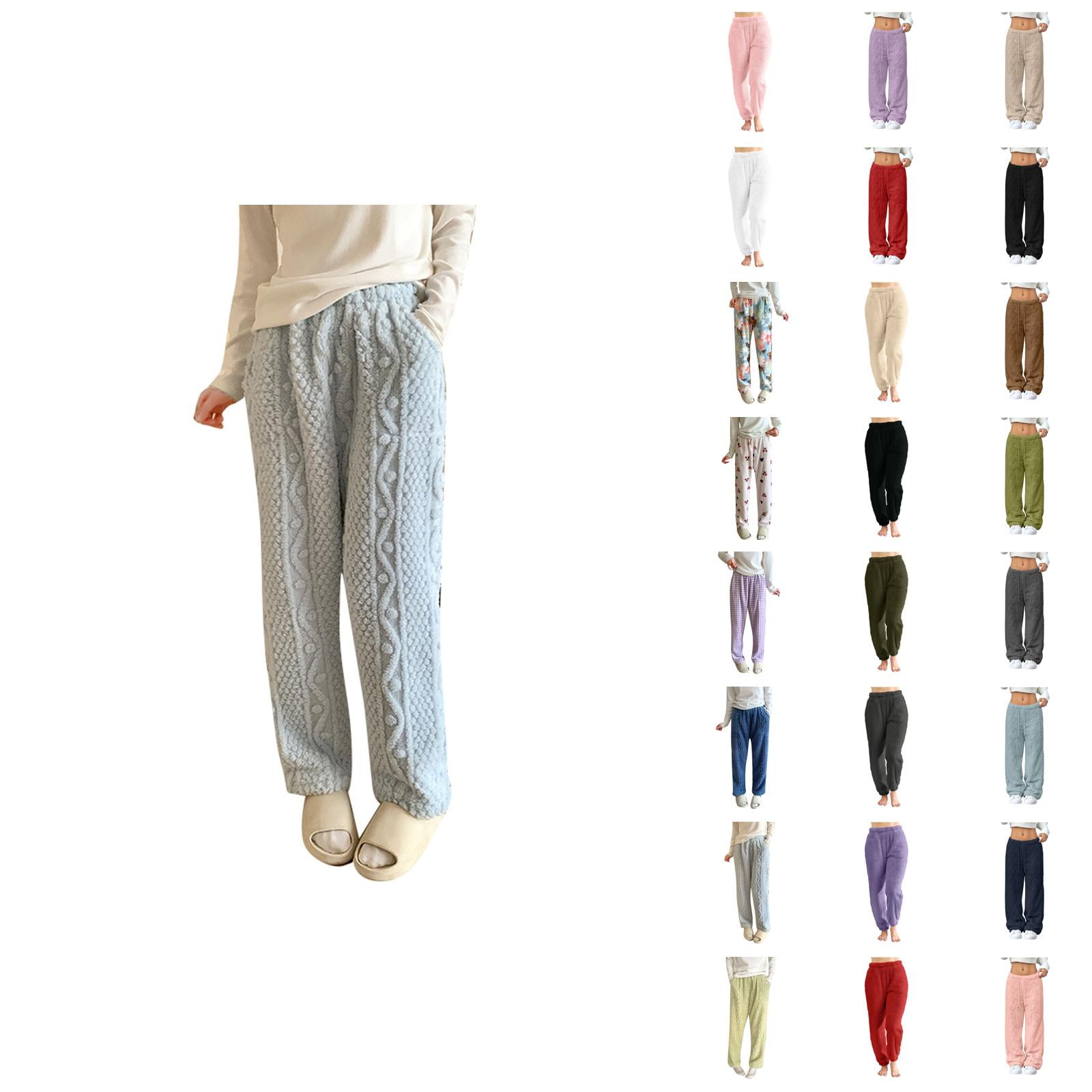 Christmas Pajama Pants Women,Ladies Flannel Christmas Pajamas,Soft ...