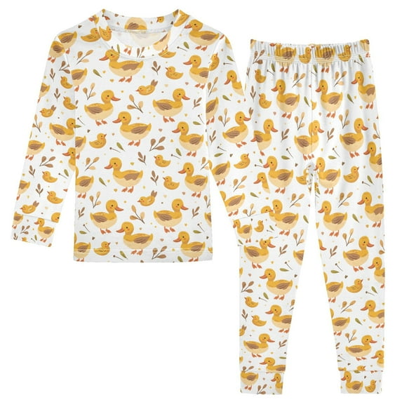 Christmas Pajamas Duck Cute Comfortable Cotton Two-piece Christmas ...