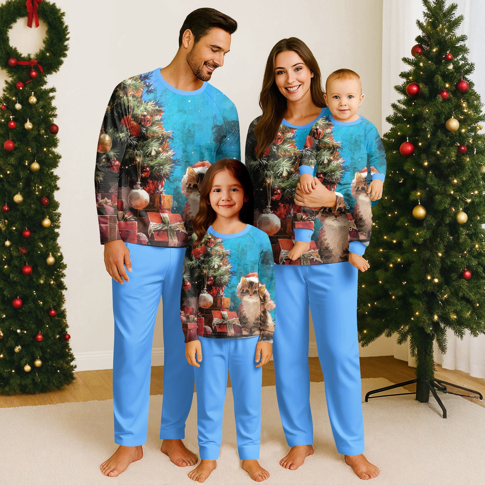 Christmas Pajamas for Family, Matching Christmas Pajamas, Christmas ...
