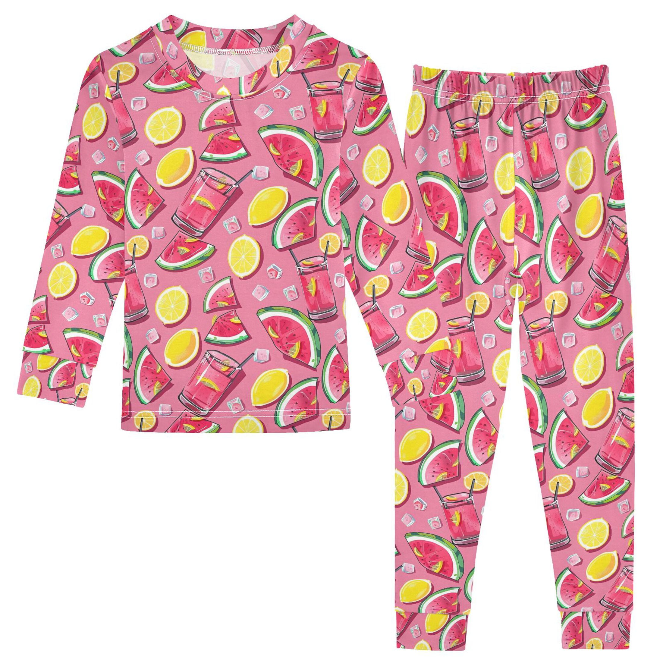 Christmas Pajamas A Featuring Watermelon Slices and Pink Lemonade ...