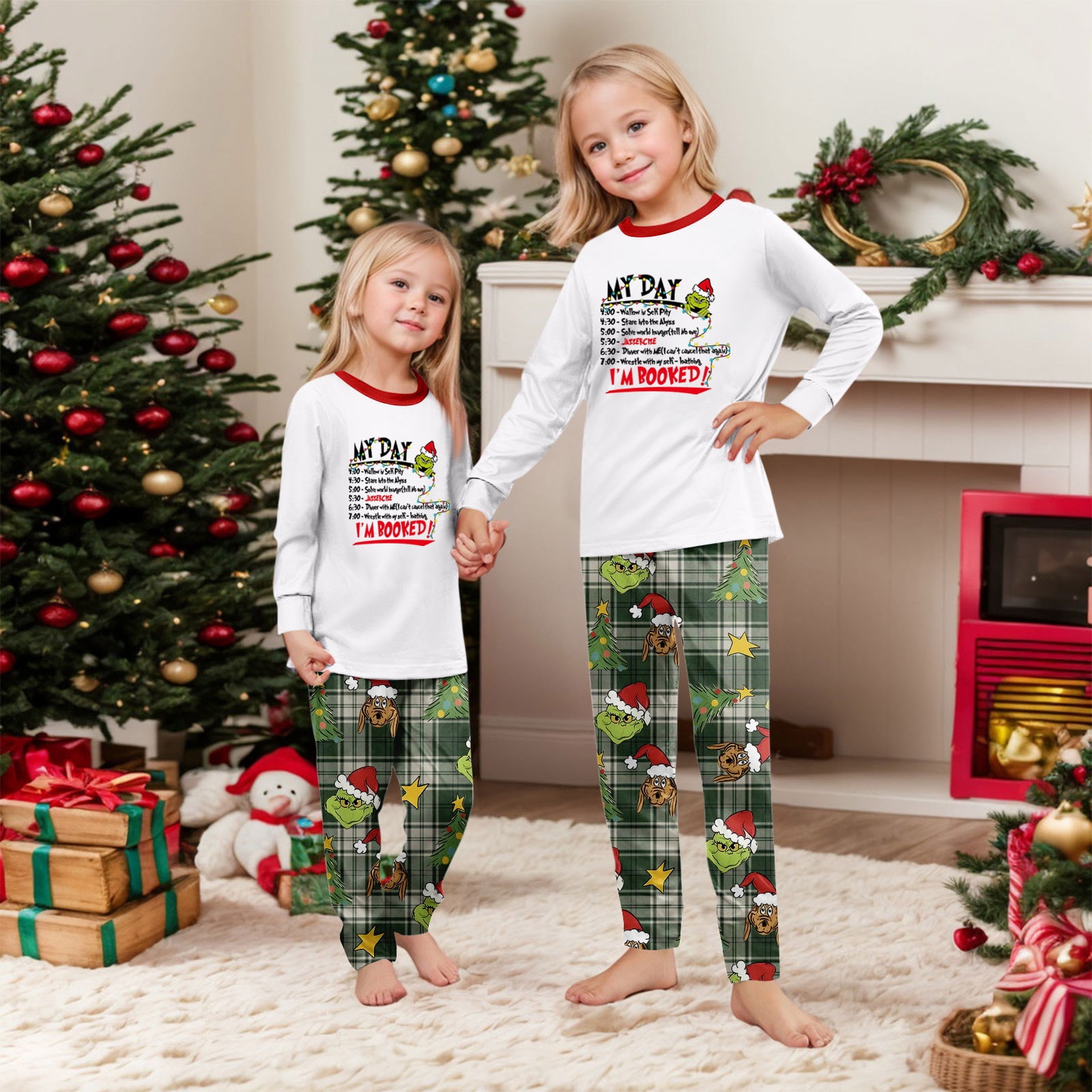 Christmas Pajamas For Family - Family Christmas PJs Matching Sets| Kids ...