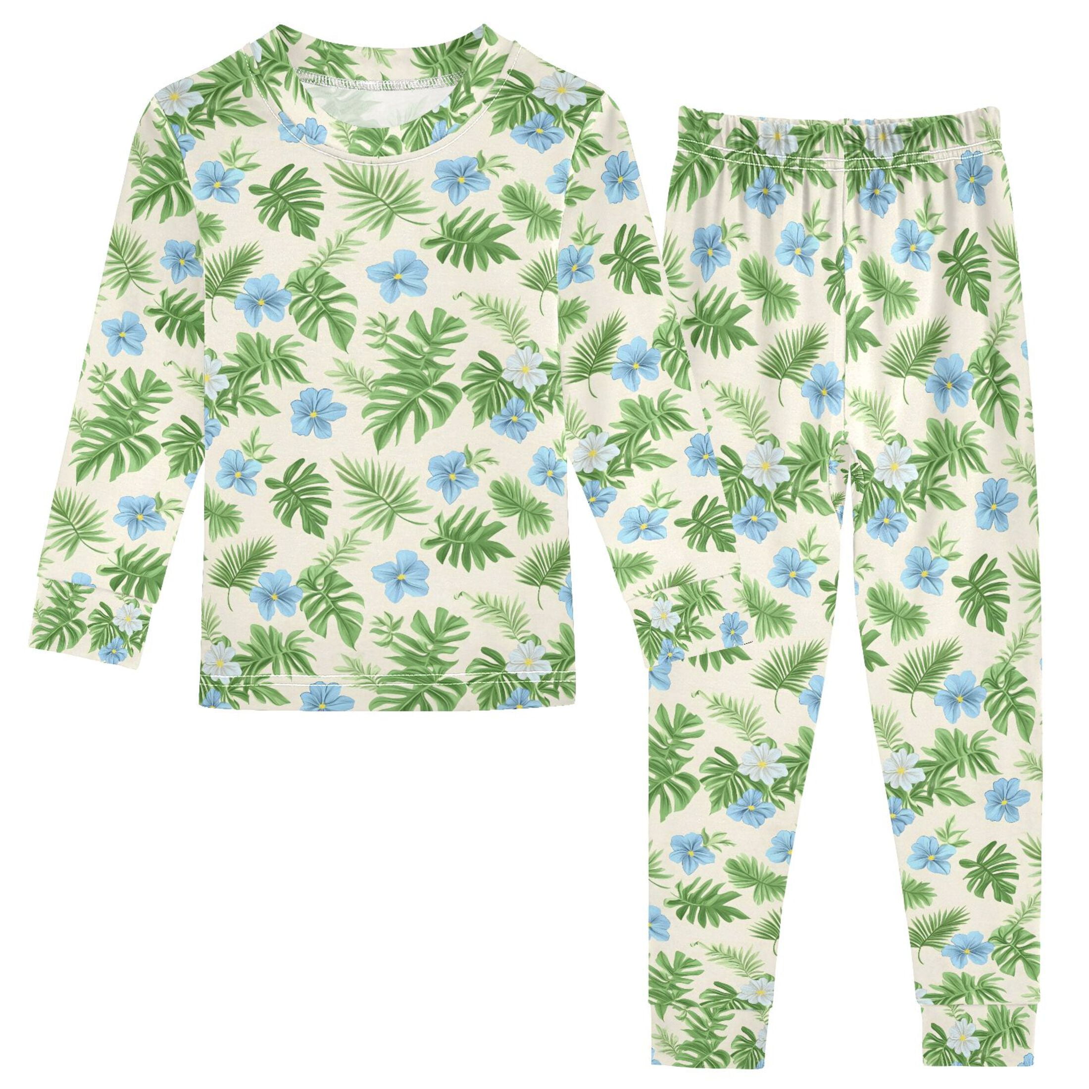 Christmas Pajamas Hand Drawn Tropical Holidays and Summ Cute ...