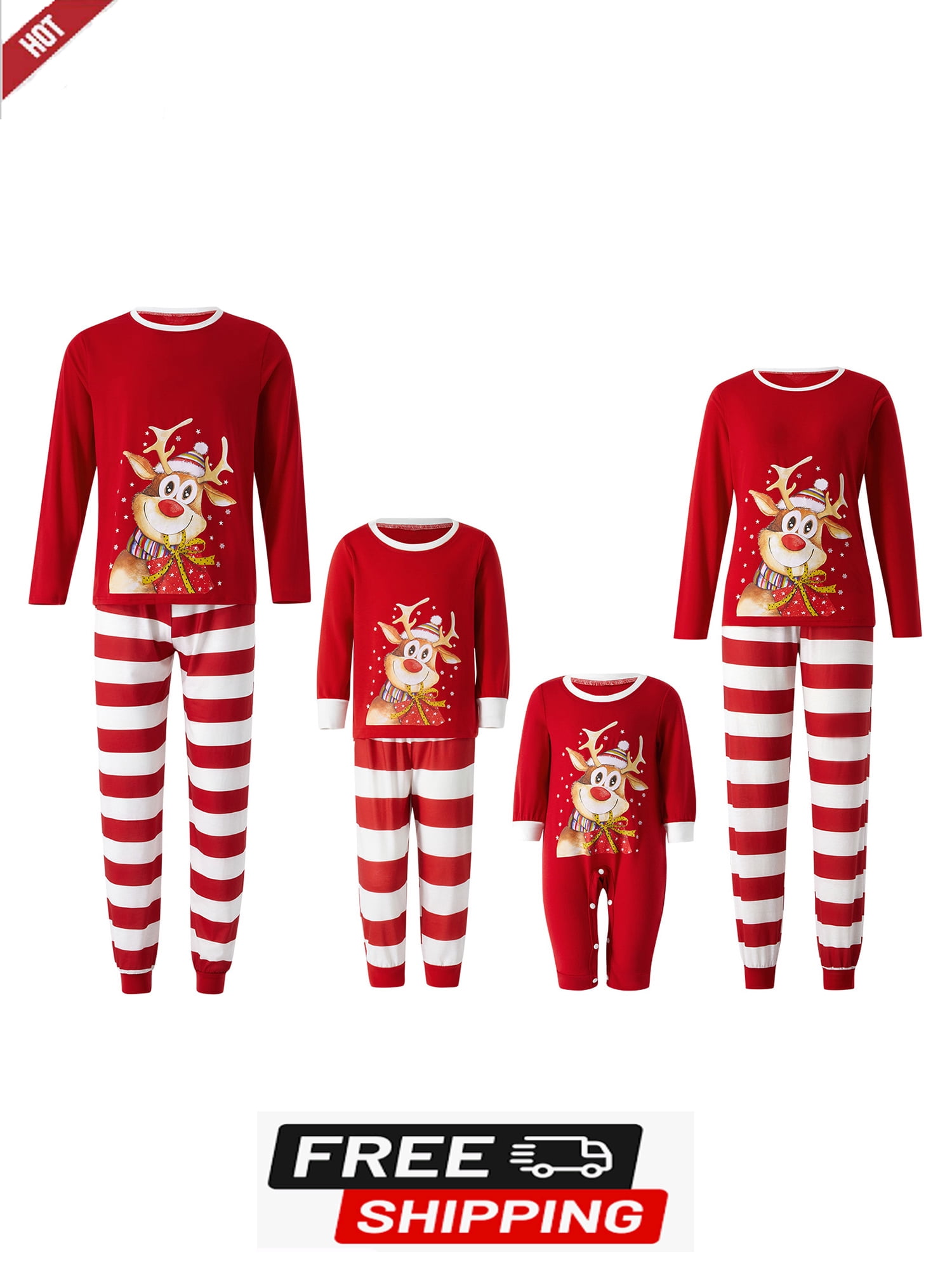 Christmas Pajamas For Family - Family Christmas Pjs Matching Sets ...