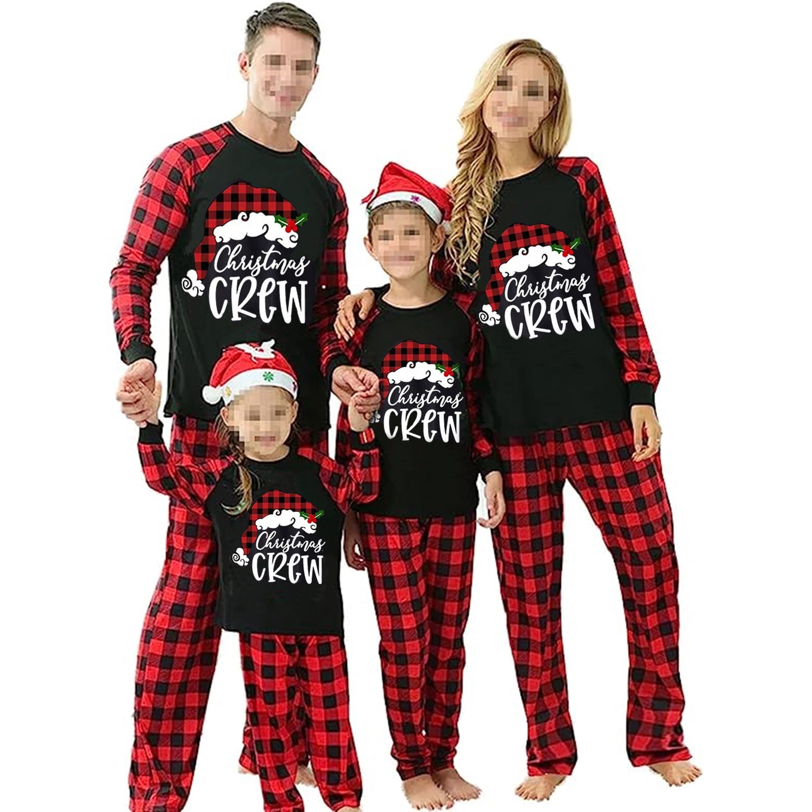 Christmas Pajamas for Family Matching Pajama Sets Soft Xmas PJs Holiday ...