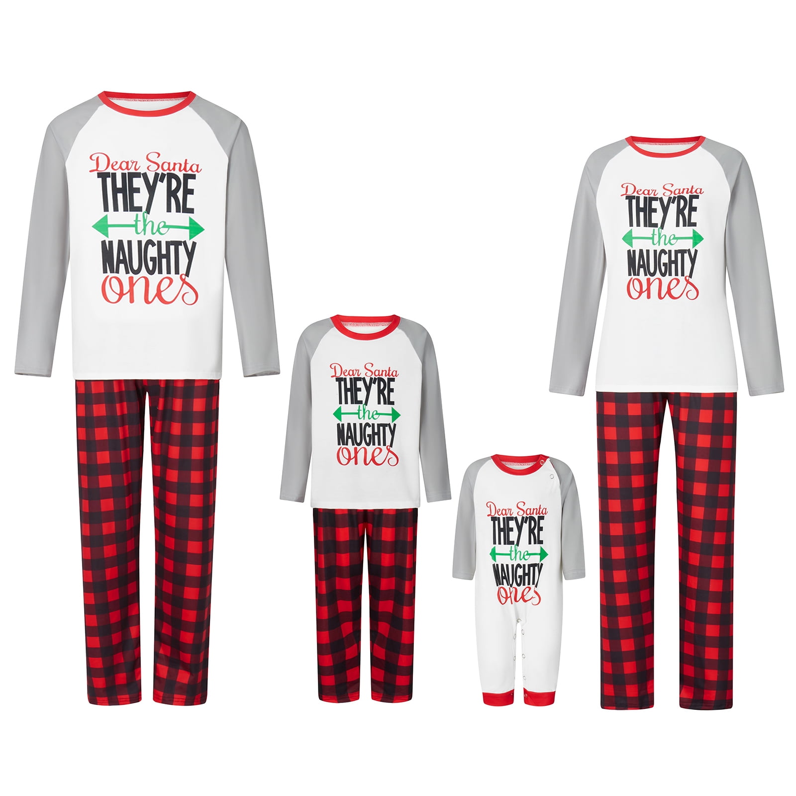 Christmas Pajamas for Family Matching Xmas Christmas Pjs Set Santa ...