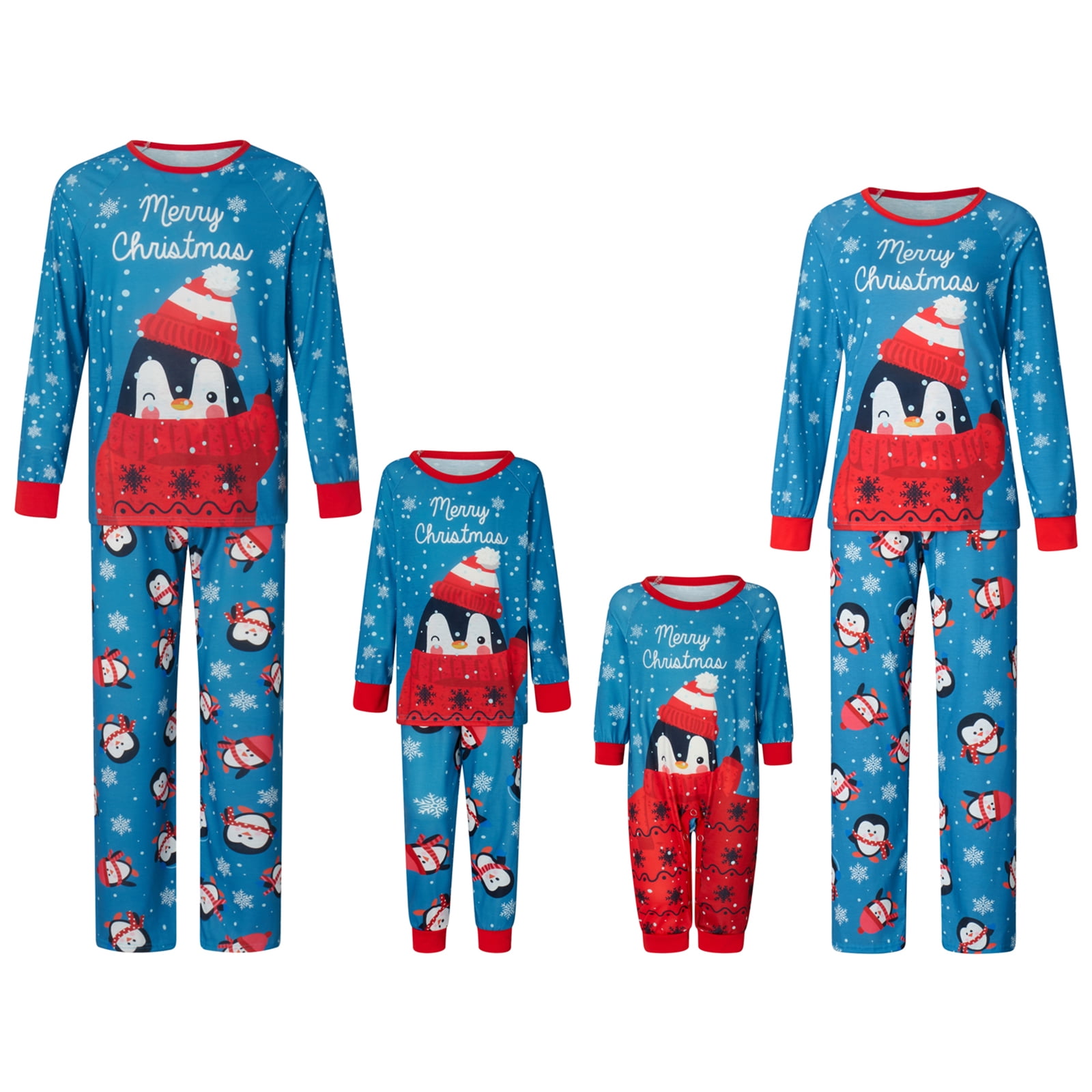 Christmas Pajamas for Family, Xmas PJS Set Holiday Sleepwear Funny ...
