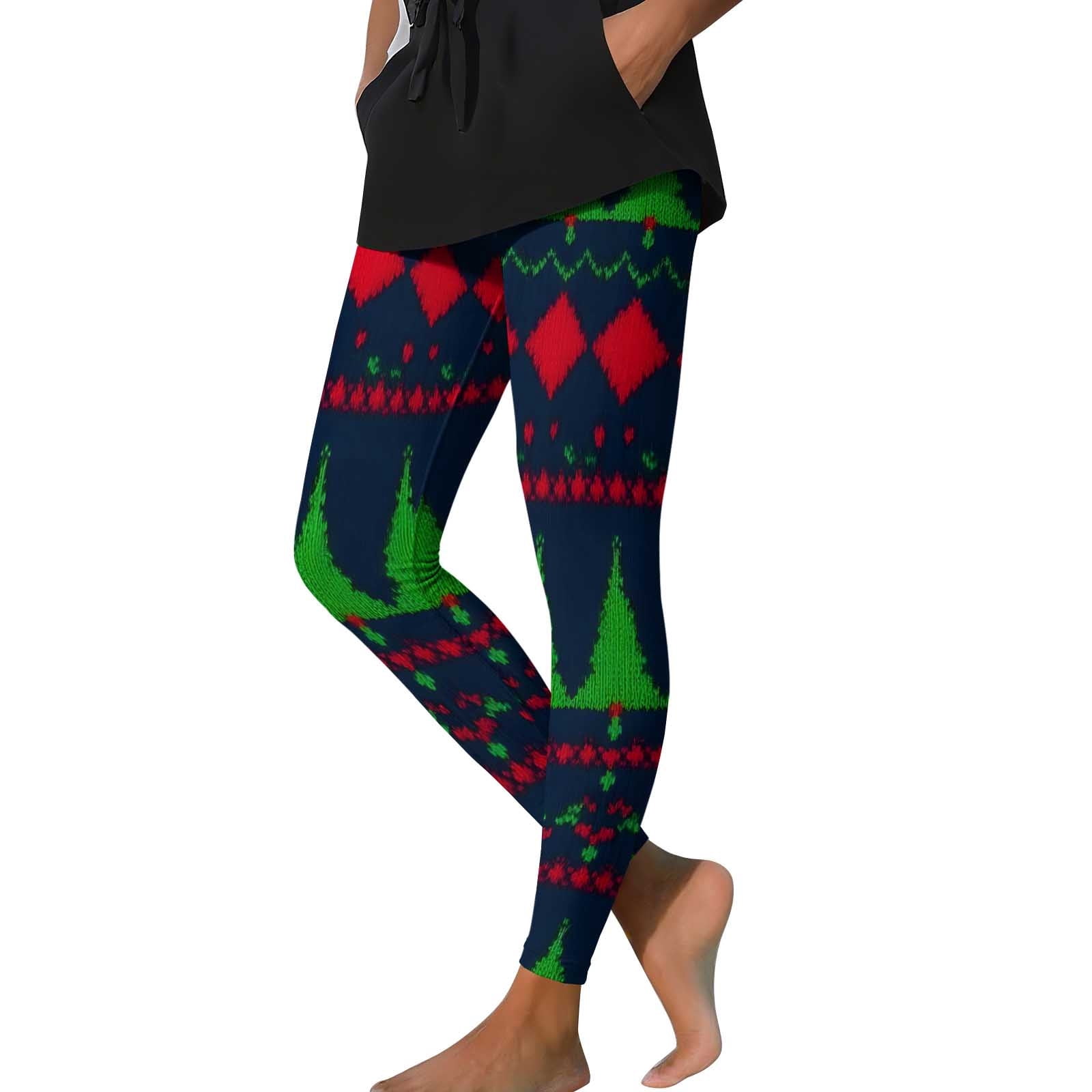 Christmas Pants for Women Cute Print Elastic Waist Soft Comfy Pj Pants ...