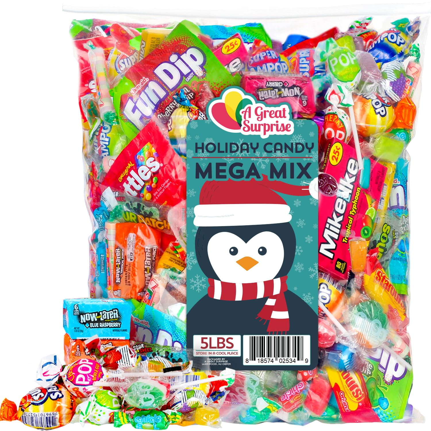Christmas Parade Candy - 5 Pounds - Xmas Pinata Candies - Bulk Candy ...