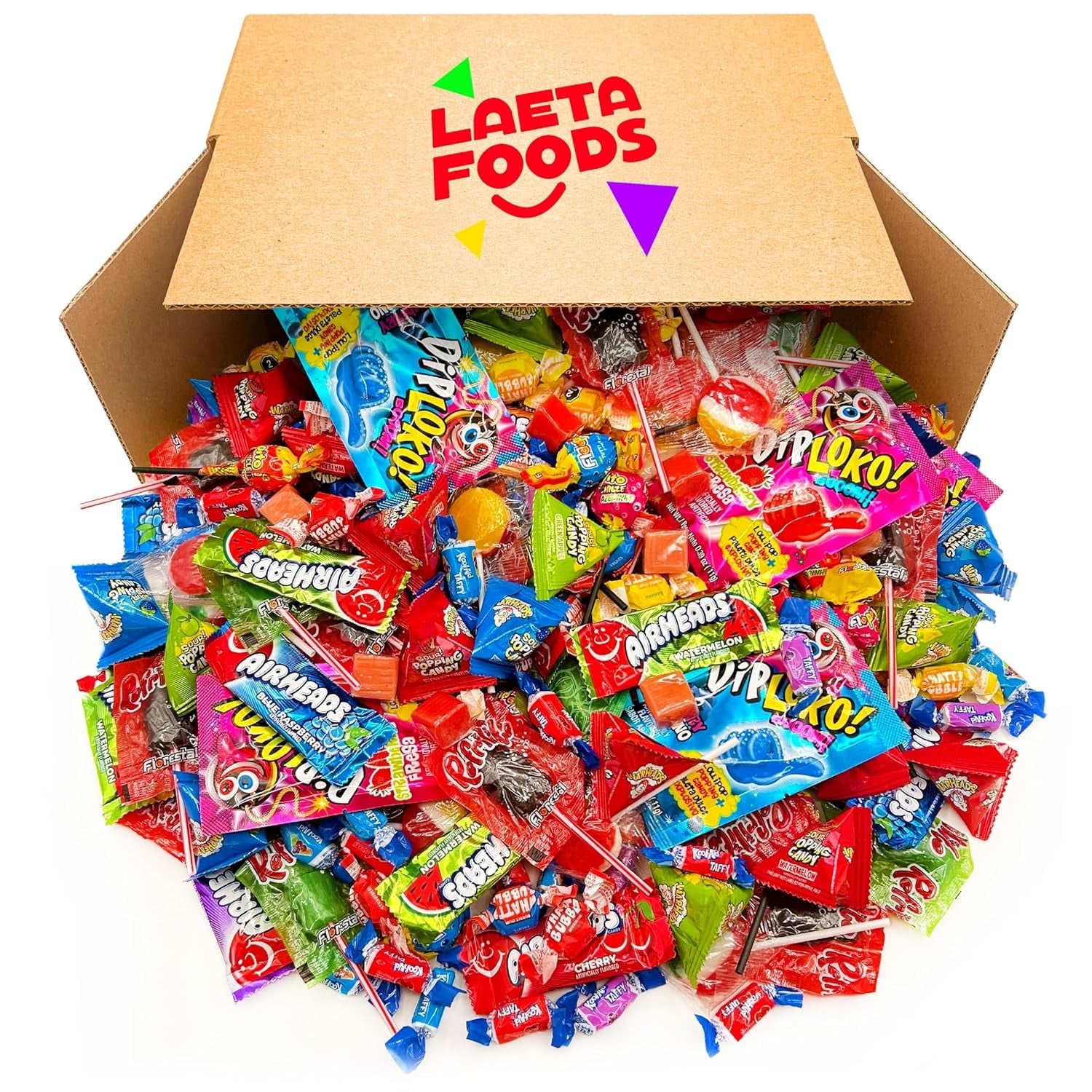 Christmas Party Candy Assortment Box - Warheads, Kool-Aid, Lollipops ...