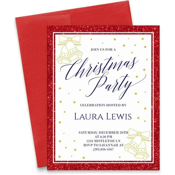 Sample Christmas Party Invitation