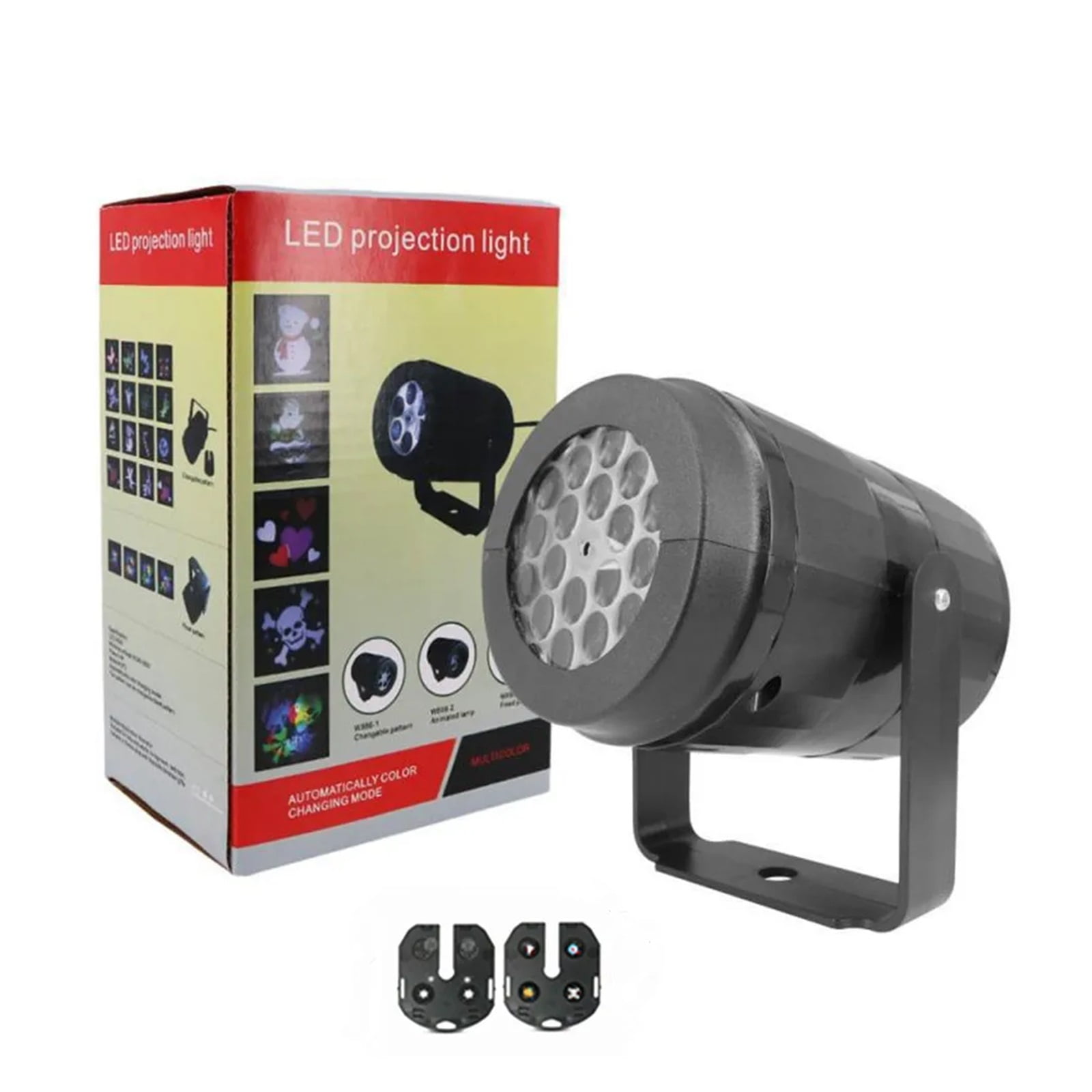 Christmas Party Lights LED Snowflake Projector 4W Sta Lights Rotating ...