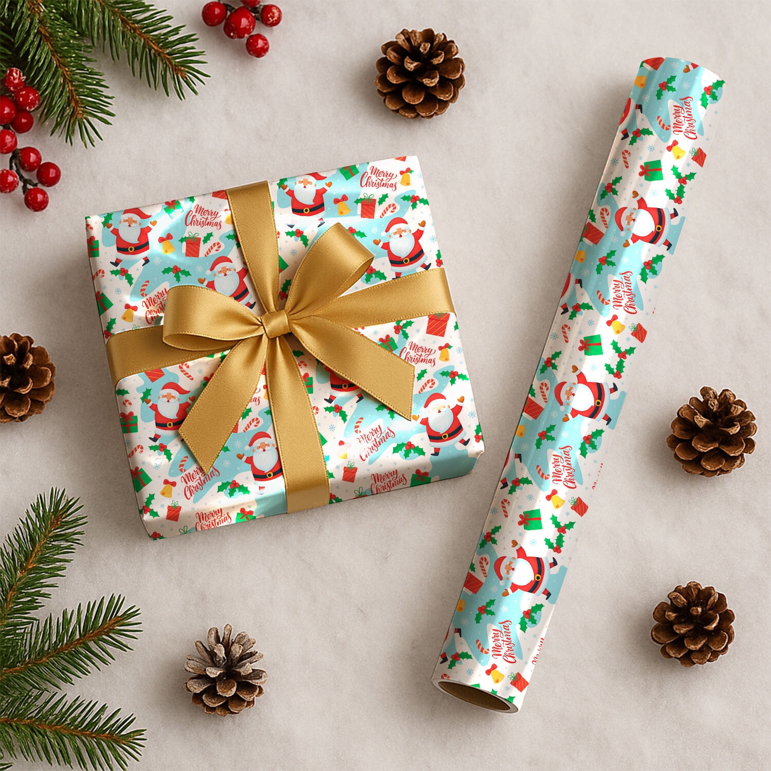 Christmas Pattern Christmas Wrapping Paper Rolls, Christmas Pattern ...