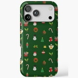 Christmas Pattern Collage Case for iPhone 11 12 13 14 15 16 17 Pro Max ...
