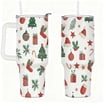 Funny Elf Christmas Insulated Tumbler with Lid and Straw, Holiday Quote ...
