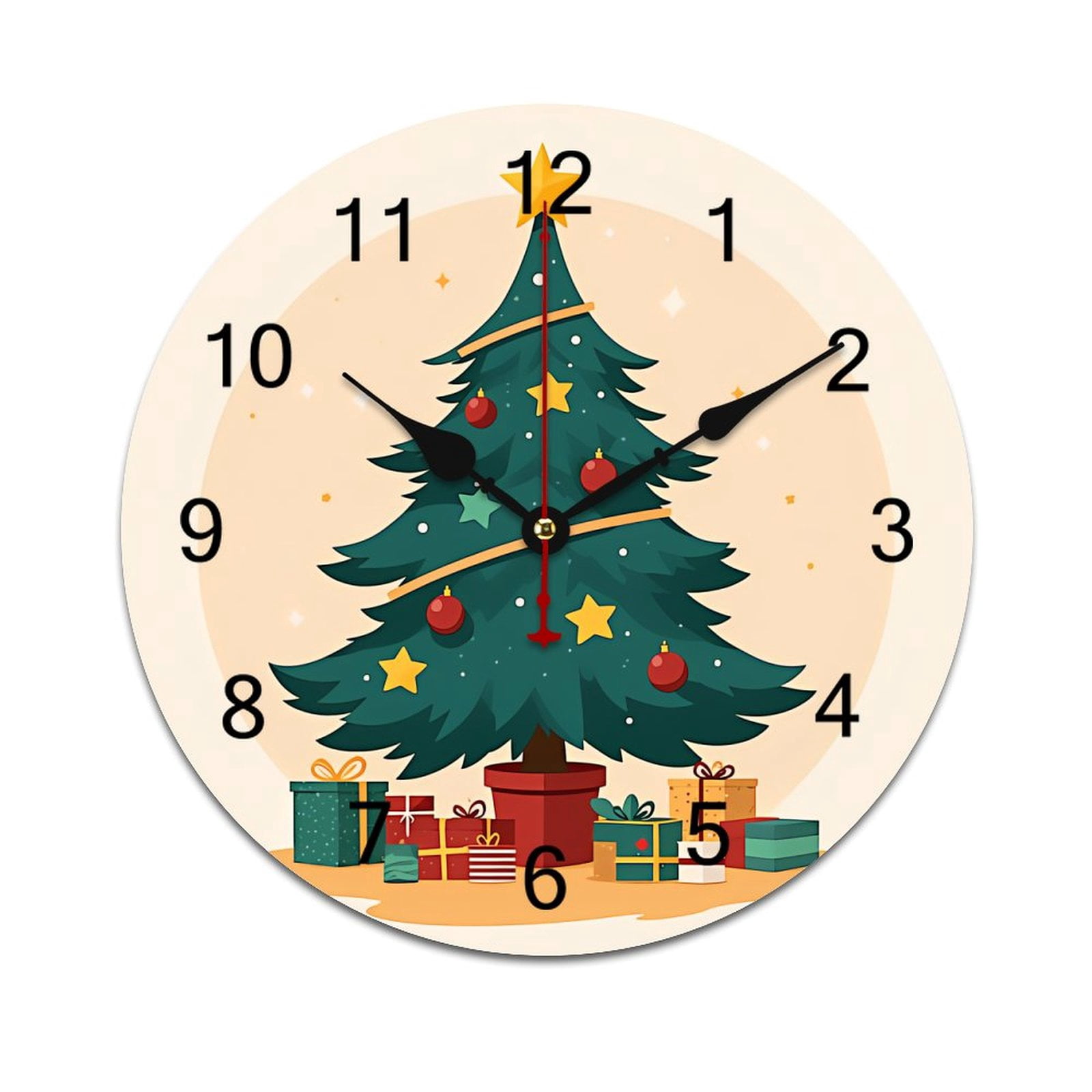 Christmas Pattern Snowflakes Christmas Trees Cartoon Santa Word Saying ...