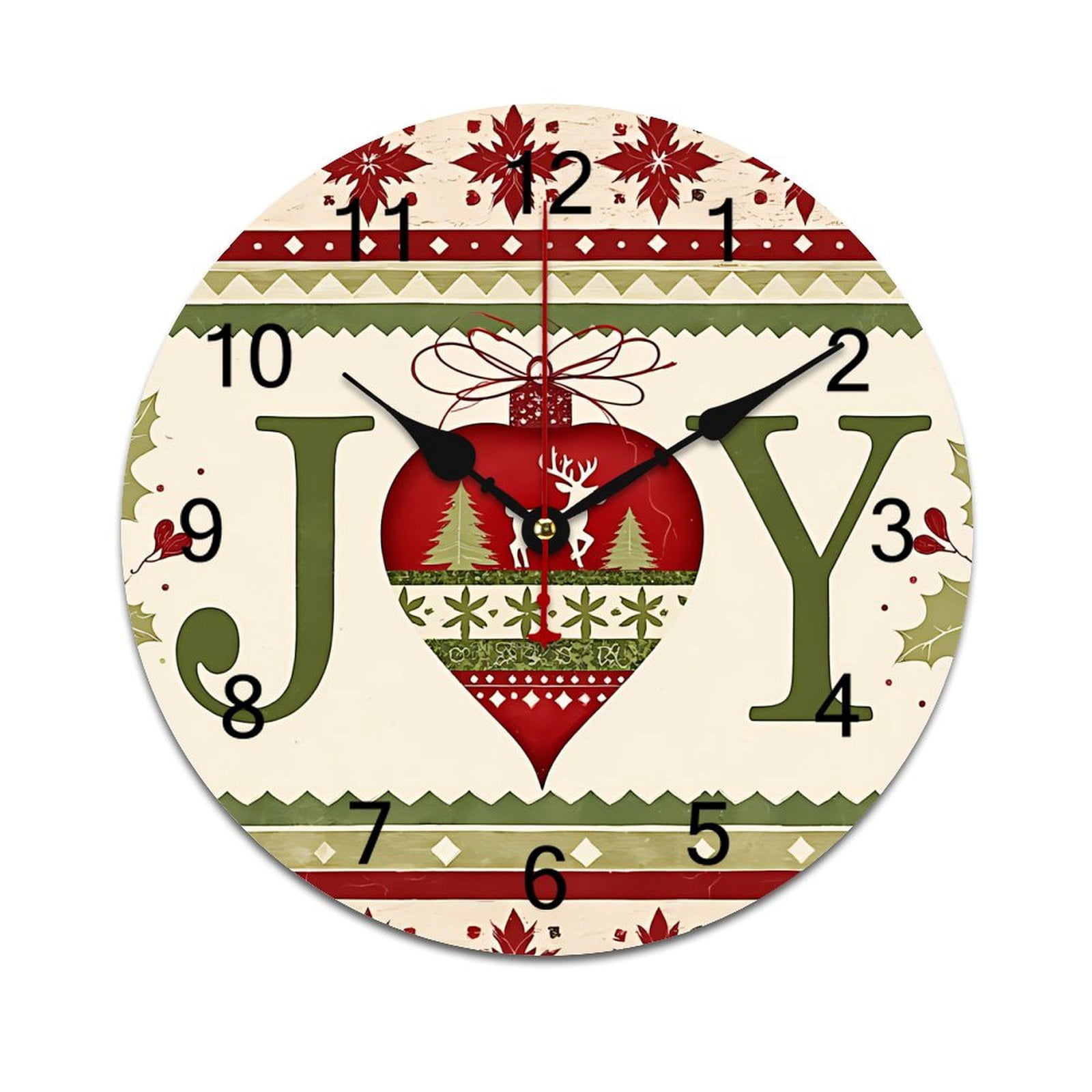 Christmas Pattern Snowflakes Christmas Trees Cartoon Santa Word Saying ...