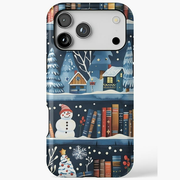 Christmas Pattern Winter Holiday Red iPhone Case 17 through 11 Pro Max ...