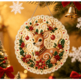 Christmas Pearl Diamond Art Acrylic Hanging Ornament Kit, Diamond ...