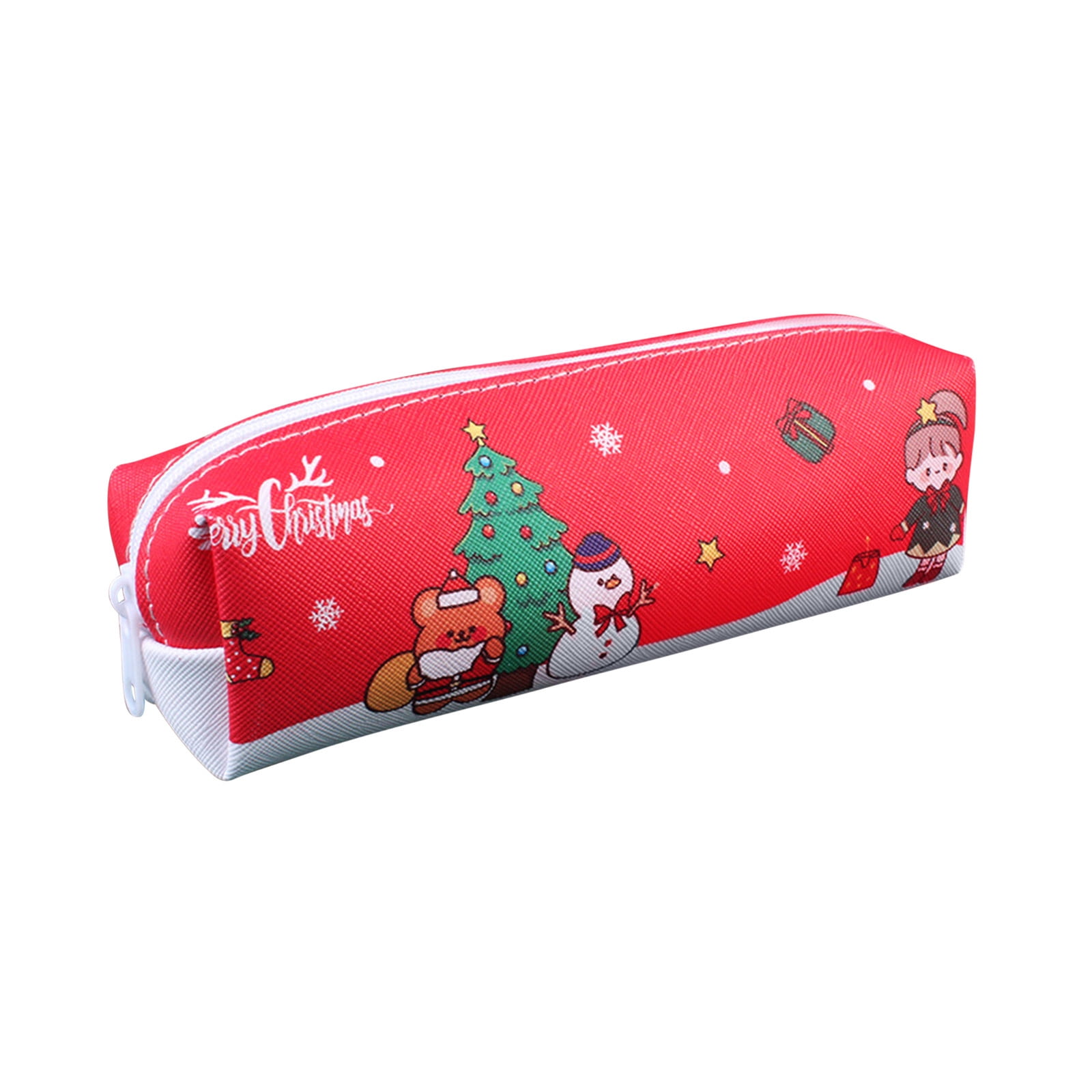 Christmas Pencil Case for Elementary School, Large Capacity Cute ...