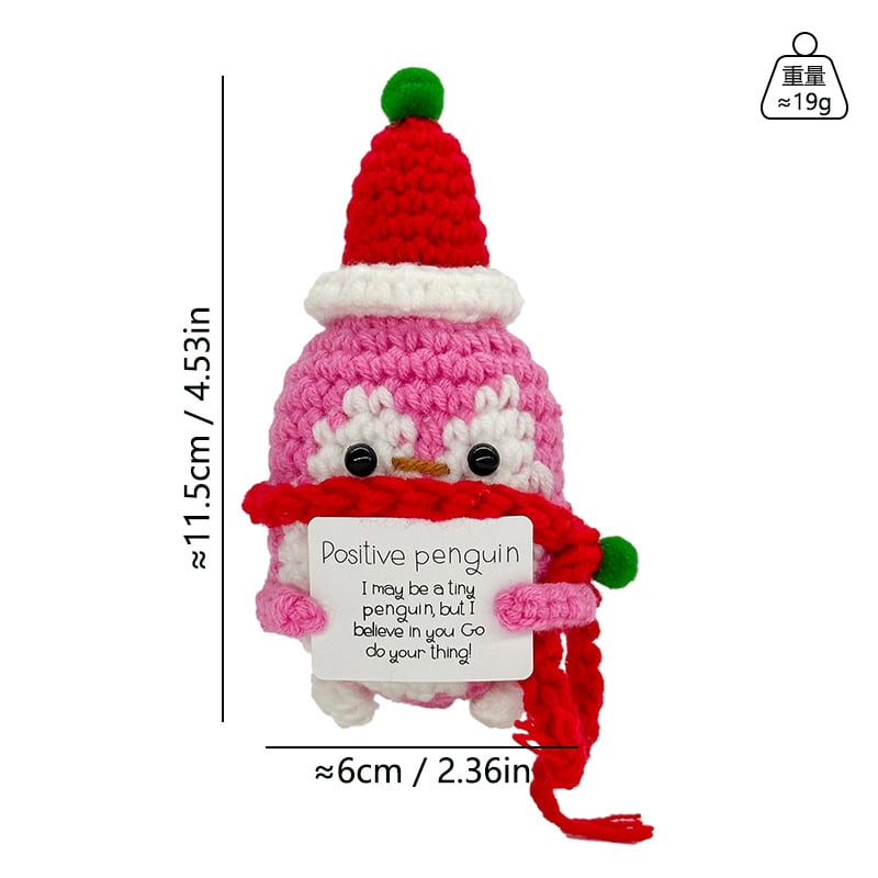 Christmas Penguin Series Cartoon Positive Energy Creative Gift Crochet ...
