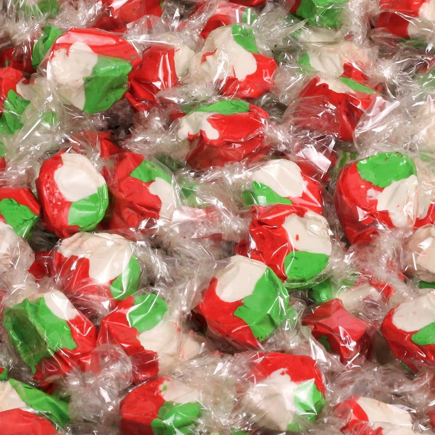 It's Delish Minty Chewy Christmas Peppermint Taffy, 1 Lb Bulk Bag ...
