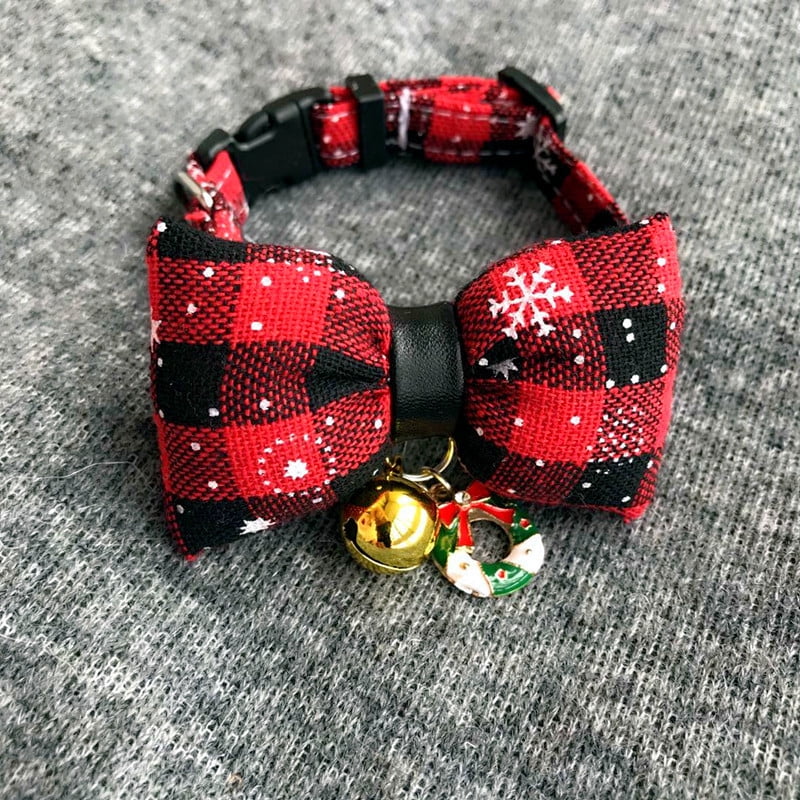 Christmas Pet Collar Dog Neck Warmer Triangle Scarf Bib Cat Christmas ...
