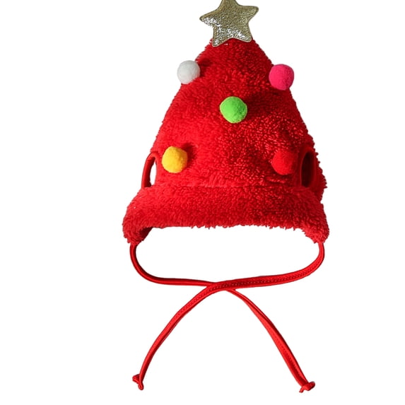 Christmas Pet Costume Dog Cats Christmas Tree Reindeer Hat Headwear Pet ...