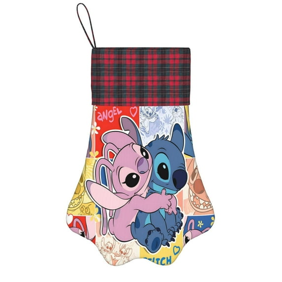 Christmas Pet Pow Stockings Stitch Stockings Xmas Stockings For Family ...