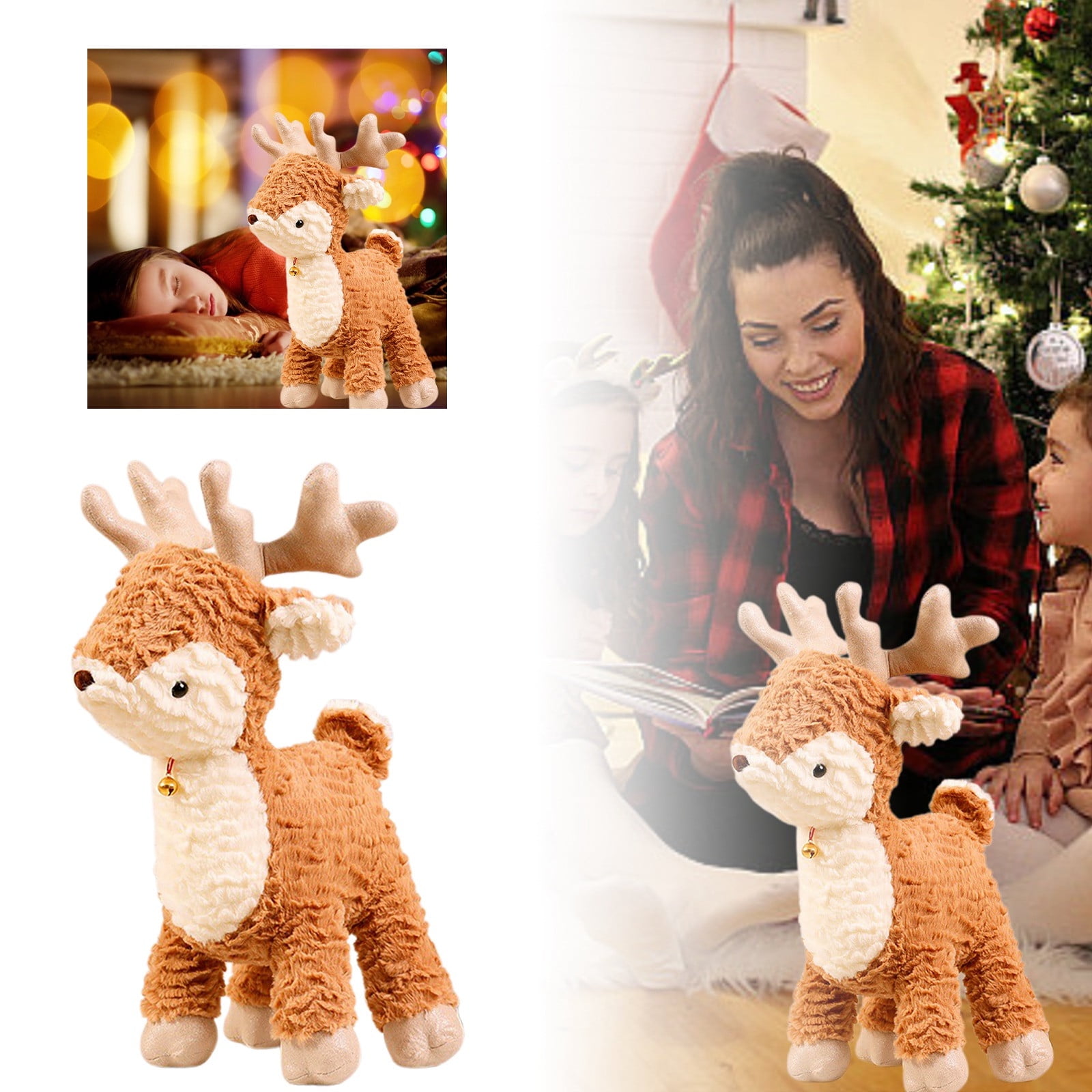 Christmas Pet Stuffed Doll - Stuffed Animals - Toy Reindeer Animal ...
