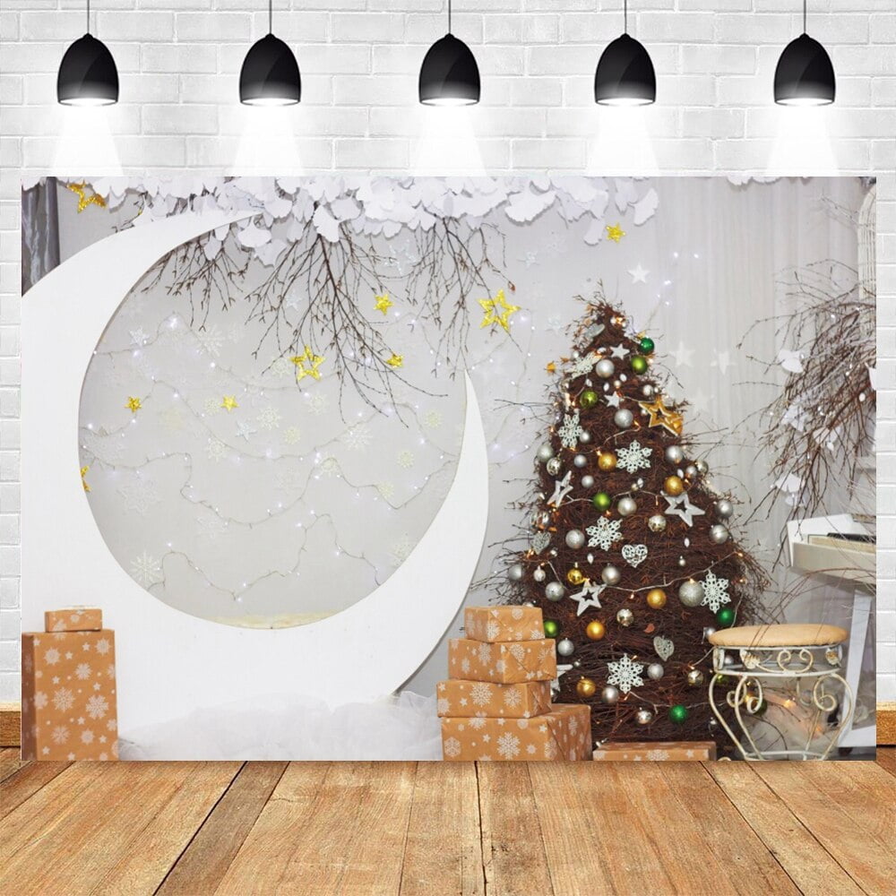 Christmas Photography Backdrops Moon Gift Baby Portrait Vinyl ...