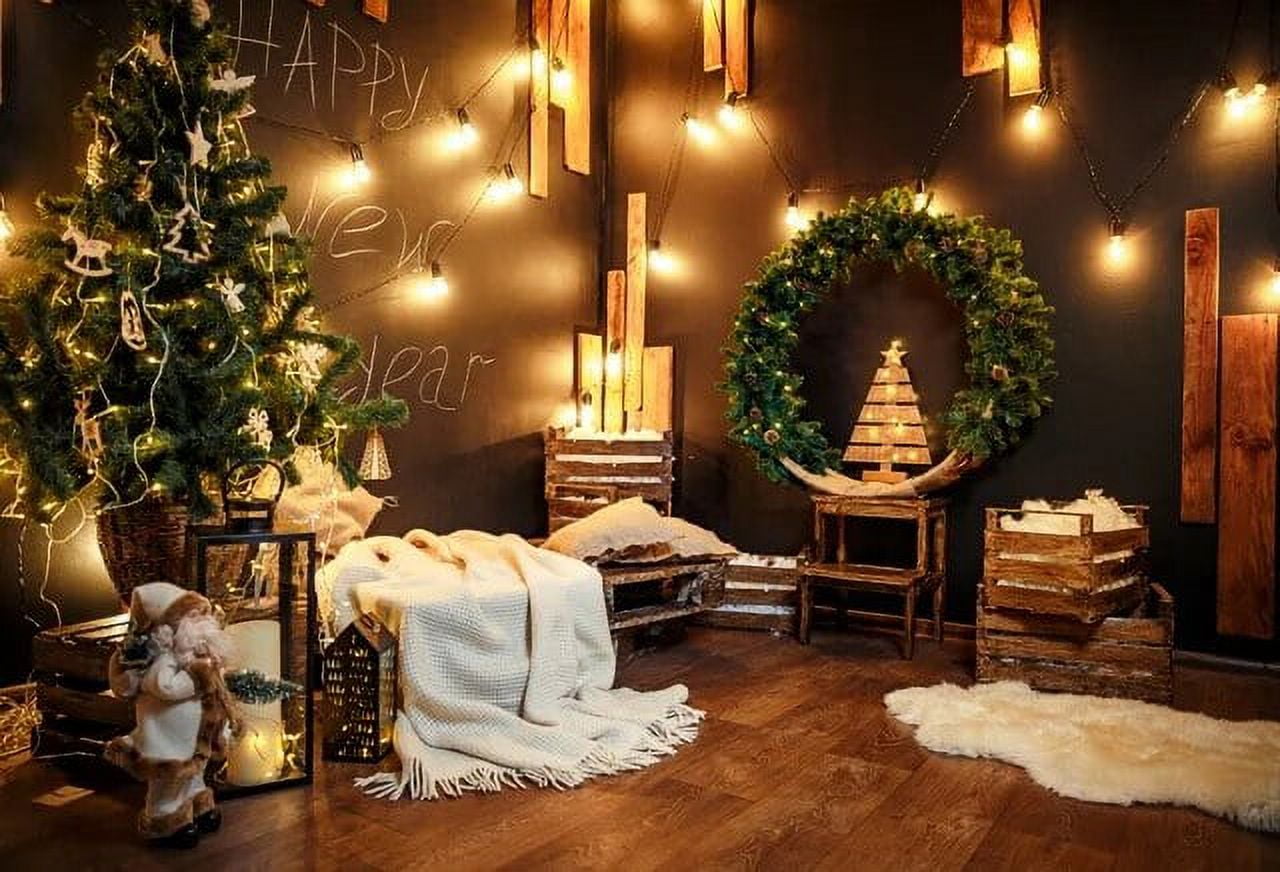 Christmas Photozone Bookshelf Light Pillows Bedroom Decor Photography ...