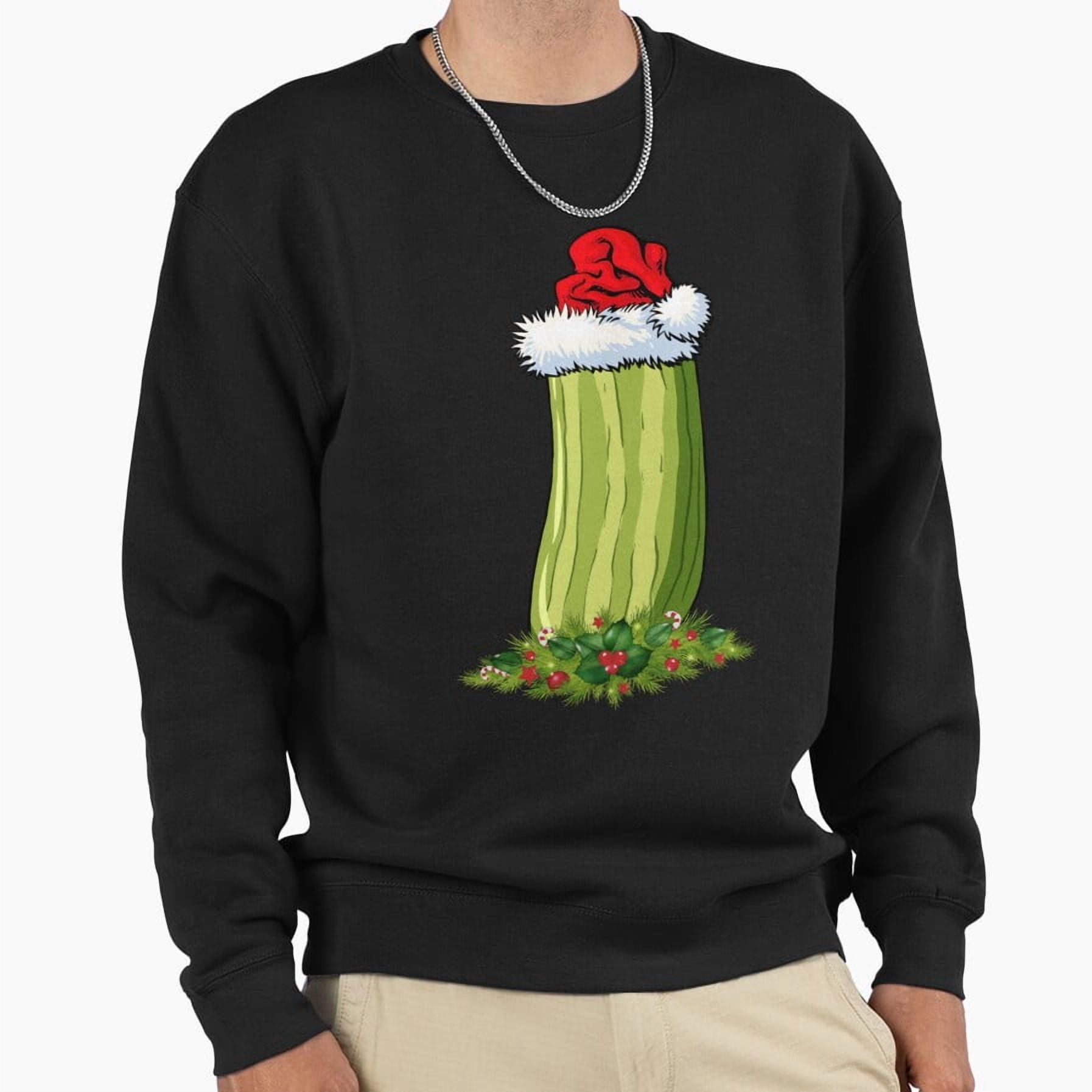 Christmas Pickle Holiday Graphic Unisex Sweatshirt Funny Retro ...