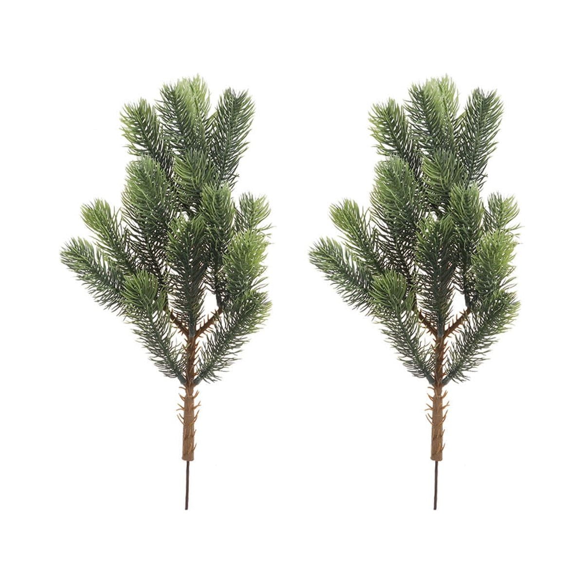 Christmas Picks Pine Tree Artificial Wreaths Trees Decor Stems Sprays ...