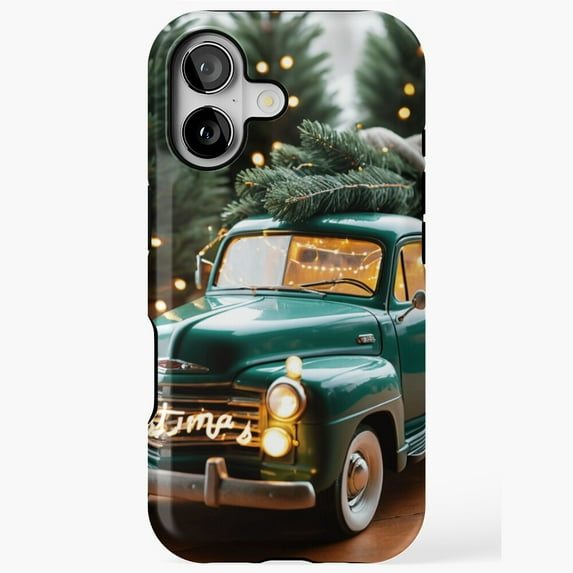 Christmas Pickup Truck Festive Holiday Design Phone Case for iPhone 17 ...