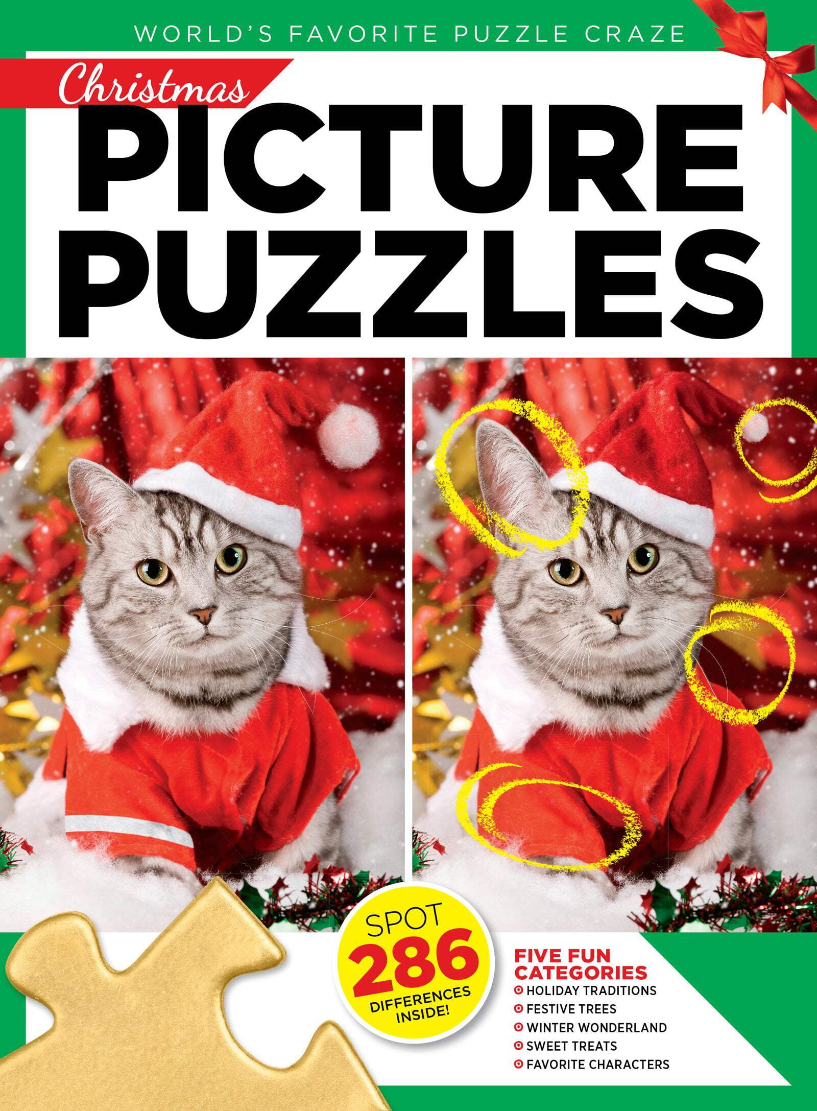 Christmas Picture Puzzle - Spot 286 Differences, 5 Fun Categories ...