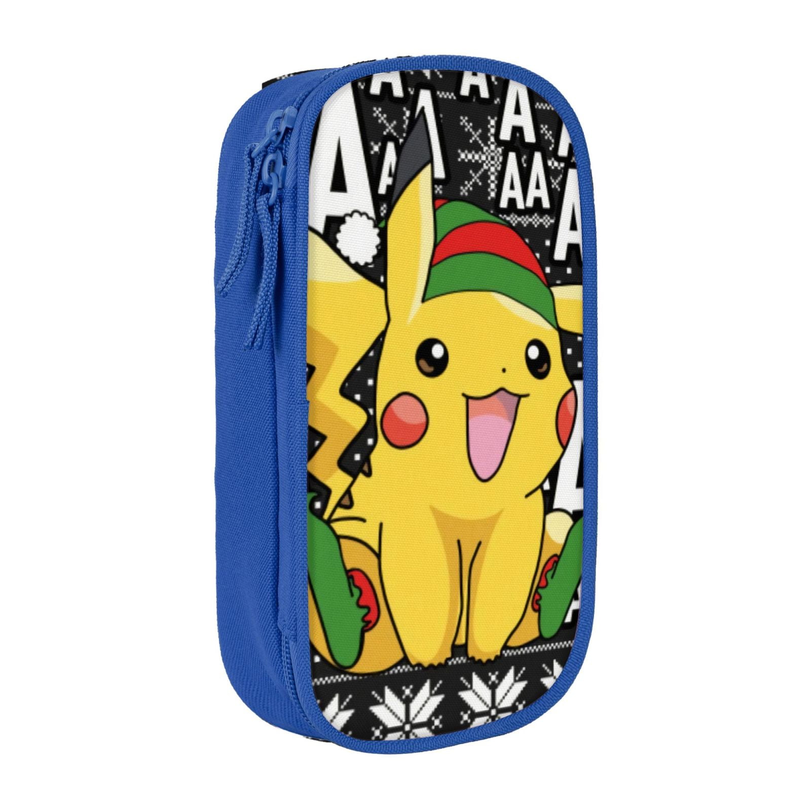 Christmas Pikachu, Pokemon Pencil Case,Big Capacity Pencil Pouch ...
