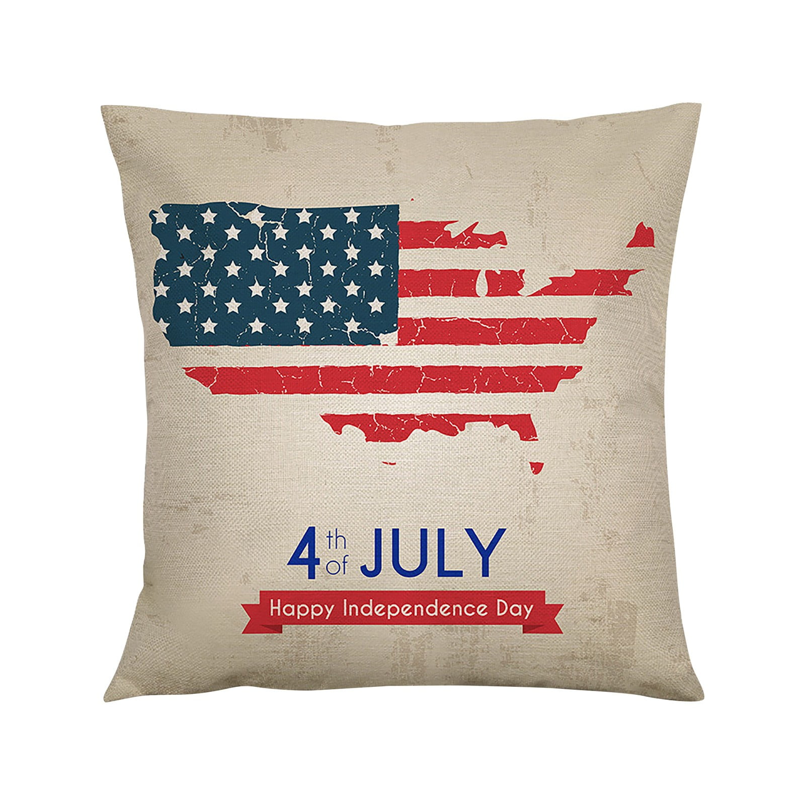Independence Day Pillow Cases 2025 45cm Sofa Cushion Covers Patriotic ...