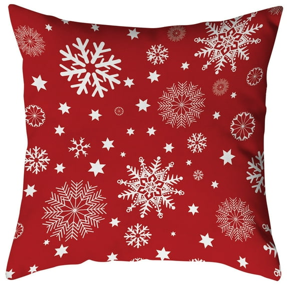 Christmas Pillow Cover Set of 4 Red Buffalo Plaid Holiday Decor for ...