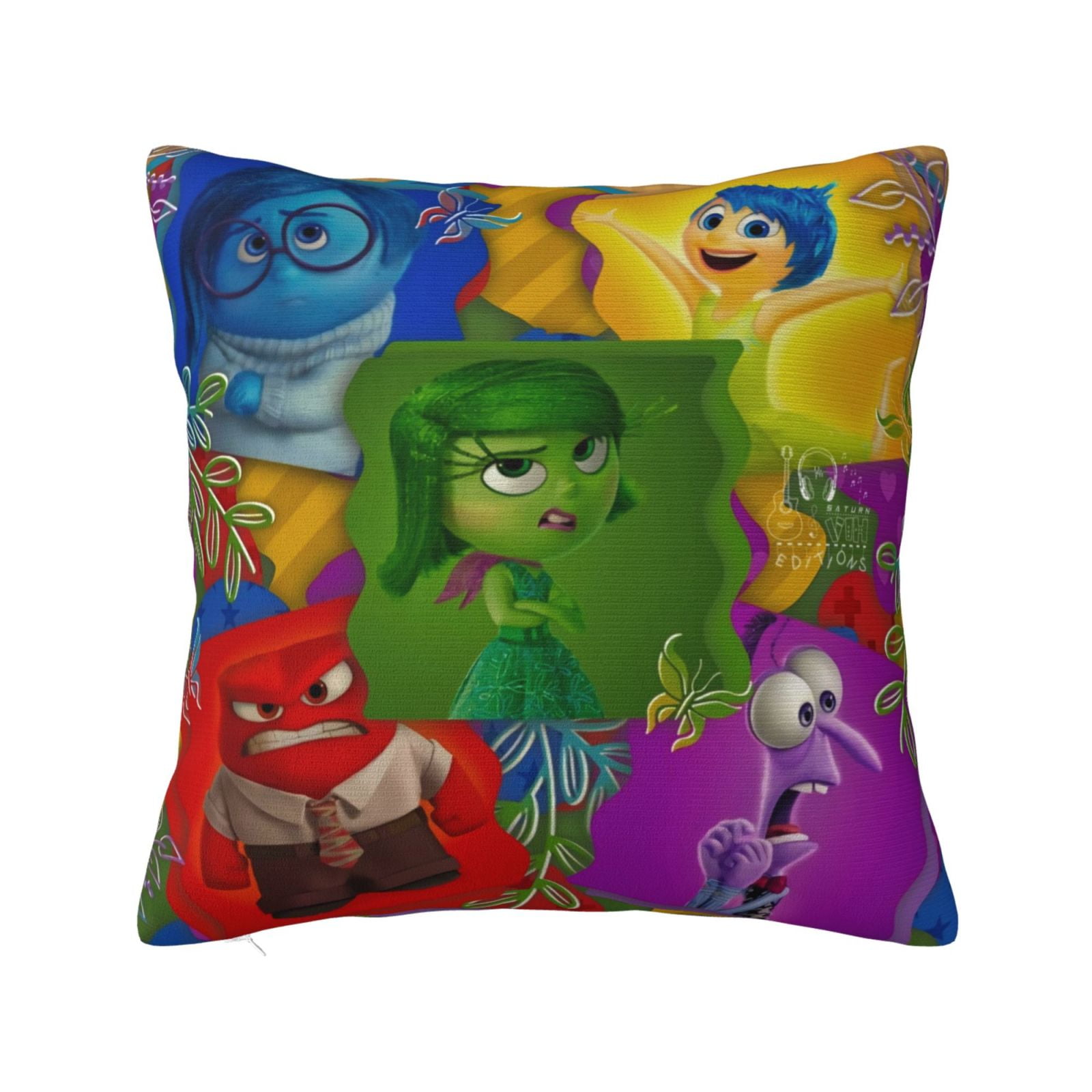 Christmas Pillow Covers 20x20 inch,Inside Out Colorful Circle Of ...