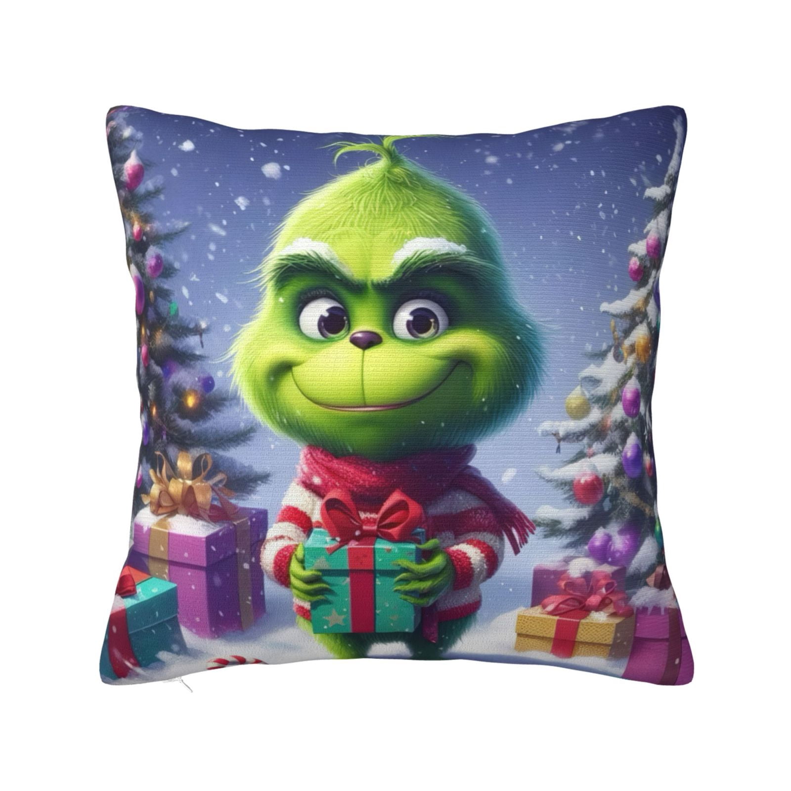 Christmas Pillow Covers 26x26 inch,The Grinch. Throw Pillow Cases Soft ...