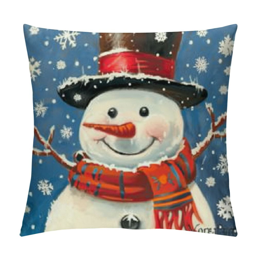 Christmas Pillow Covers Cute Farmhouse Christmas Decorations Santa ...