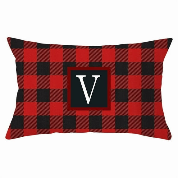 Christmas Pillowcase, Faceless Doll Gnome Print Throw Case, Flax ...