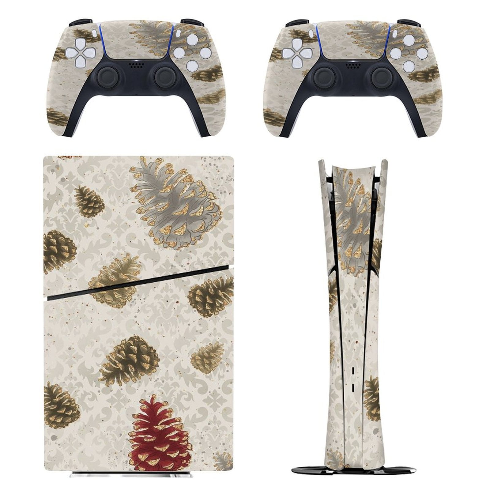 Christmas Pine Cone PS5/PS5 Pro/PS5 Slim Digital Disc Skin Sticker For ...
