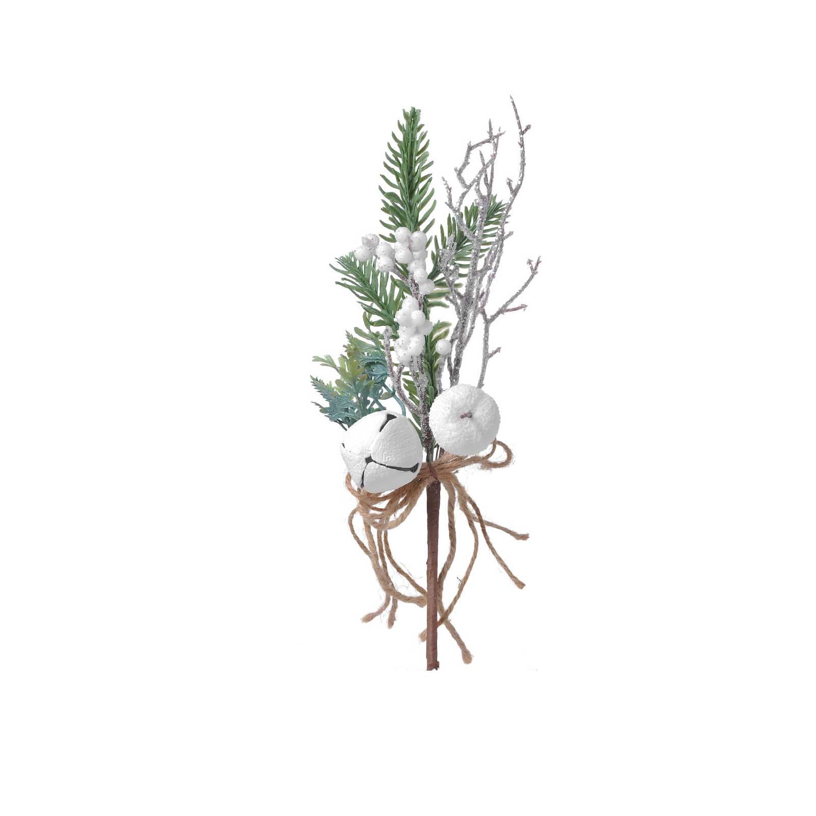 Christmas Pine Cones Picks Artificial Berries Sprays Branches Faux ...
